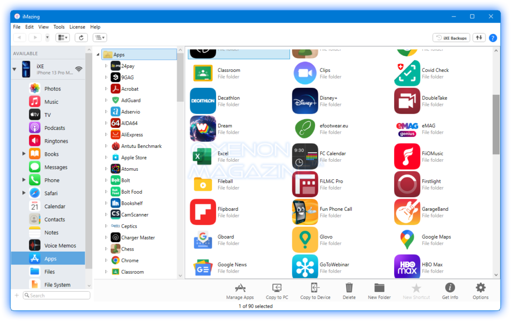 Xenon Magazine™ » iMazing supports latest iOS 16 beta versions